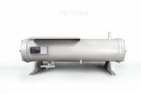 China KCY159-012HA Shell Copper Tube Horizontal Liquid Receiver 12L 159mm for Refrigeration Systems for sale
