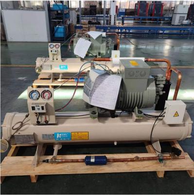 China Kaideli Water Cooled Condensing Unit Water Chiller 6kW-227kW Capacity with 3.0MPa Test Pressure for sale