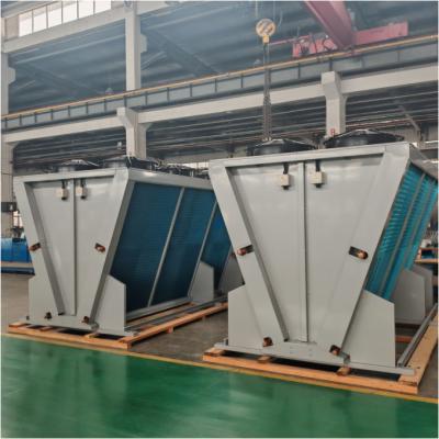 China Suitable for V-shaped condensers with high heat transfer requirements, equipped with 3P/380V/50Hz power supply, meeting the needs of refrigerants such as R404A, R507A, R134a, etc for sale