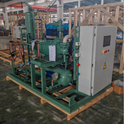 China Green Screw Condensing Unit with One Compressor - 3.0 MPa Test Pressure, R22/404a Refrigerant Options for Commercial Use for sale