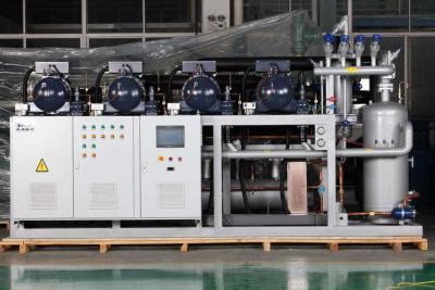 China Multi-Compressor Condensing Unit with Screw Compressors 6kW-227kW Capacity for Industrial Refrigeration Systems for sale