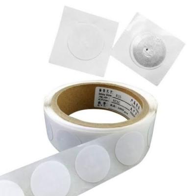 China Blank White Paper NFC Ntag215 Stickers Enabling Secure for sale