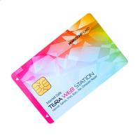 China SLE5528 4428 RFID Plastic Pvc Smart Contact Chip Card for sale