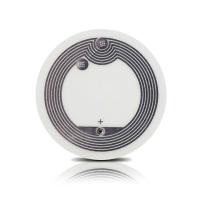 China Clear Round RFID NFC Sticker , 216 Transparent NFC Chip Sticker for sale