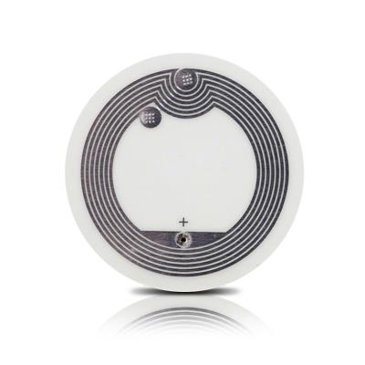 China Clear Round RFID NFC Sticker , 216 Transparent NFC Chip Sticker for sale