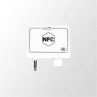 China Portable NFC Audio Jack Card Reader , 13.56 Mhz RFID Reader ACR35 for sale