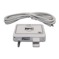 China Portable NFC Audio Jack Card Reader , 13.56 Mhz RFID Reader ACR35 for sale
