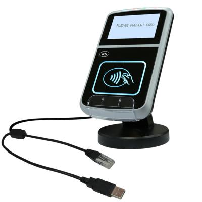 China RS232 Interface RFID NFC Reader ACR123S With LCD 506g Weight for sale