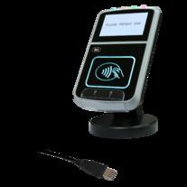 China USB Contactless RFID Credit Card Reader Visual ACR123U With LCD 506g Weight for sale