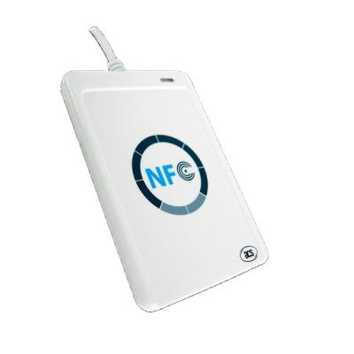 China LCD Equipped NFC RFID Badge Reader 5-10cm Read Range ACR122U-A9 for sale