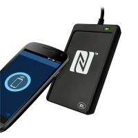 China 81g Weight RFID NFC Reader , PC Linked ACR1252U USB NFC Reader III for sale