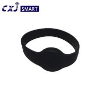 China Waterproof RFID NFC Bracelet Silicone Material For Festival for sale
