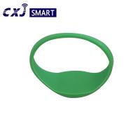 China Waterproof RFID NFC Bracelet Silicone Material For Festival for sale