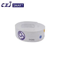 China Disposable RFID NFC Wrist Band Smart Weatherproof Dupont Paper Material for sale