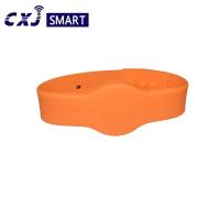 China Colorful RFID NFC Bracelet , 13.56mhz RFID Silicone Wristband Waterproof for sale