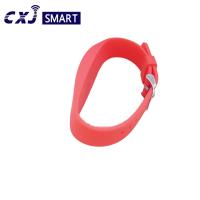 China Colorful RFID NFC Bracelet , 13.56mhz RFID Silicone Wristband Waterproof for sale