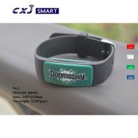 China MI FARE RFID NFC Tag Bracelet 13.56mhz Adjustable Plastic Material 164 Bytes for sale