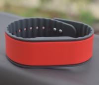 China 13.56mhz RFID NFC Bracelet , Ultralight Ev1 NFC Silicone Wristbands for sale
