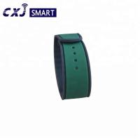 China 13.56mhz RFID NFC Bracelet , Ultralight Ev1 NFC Silicone Wristbands for sale