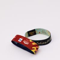 China NFC213 RFID Festival Wristbands Elastic Fabric Reusable Ultralight Ev1 Woven Material for sale