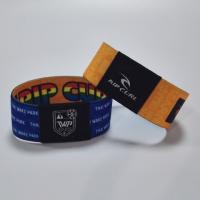 China NFC213 RFID Festival Wristbands Elastic Fabric Reusable Ultralight Ev1 Woven Material for sale