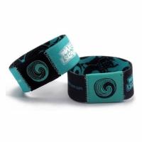 China Elastic Stretch Fabric nfc Wristbands for sale