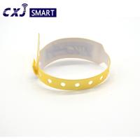 China Adjustable Waterproof RFID NFC Bracelet Soft Pvc Ultralight C For Ticket for sale