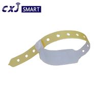 China Ultralight Ev1 PVC RFID Wristbands Waterproof RFID Tag Bracelet for sale