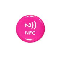 China Waterproof 213 NFC Social Media Tag Epoxy Dia30mm 13.56mhz for sale