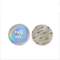 China Waterproof 213 NFC Social Media Tag Epoxy Dia30mm 13.56mhz for sale