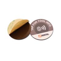 China Waterproof 213 NFC Social Media Tag Epoxy Dia30mm 13.56mhz for sale