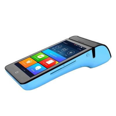 China P3 WLAN2.4G Android EMV POS Terminal Portable PBOC All In One Capacitive Touch Screen 5G for sale