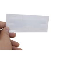 China UHF PET RFID Tag Sticker Waterproof Destructible For Vehicle Windshield for sale