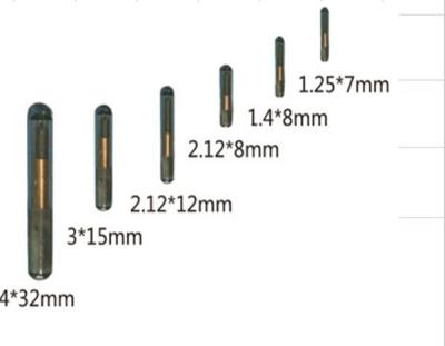 China Microchip RFID Glass Tag Sticker , Animal ID Tag For Pet Tracking 125KHZ Frequency for sale