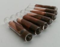 China Microchip RFID Glass Tag Sticker , Animal ID Tag For Pet Tracking 125KHZ Frequency for sale