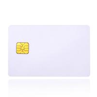 China PVC Blank RFID NFC Card , Plastic Contact Chip Card SLE5542 Fm4442 for sale