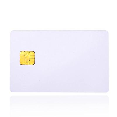 China PVC Blank RFID NFC Card , Plastic Contact Chip Card SLE5542 Fm4442 for sale