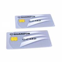 China SLE5542 SLE 4442  RFID NFC Card CMYK Printing With Smart Contact Chip for sale