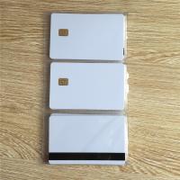China SLE5542 SLE 4442  RFID NFC Card CMYK Printing With Smart Contact Chip for sale