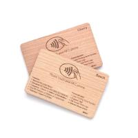 China Programmable Bamboo Wood Business Cards NFC for RFID Hotel Key ISO14443A Smart 213 for sale