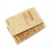 China Programmable Bamboo Wood Business Cards NFC for RFID Hotel Key ISO14443A Smart 213 for sale