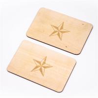 China Programmable Bamboo Wood Business Cards NFC for RFID Hotel Key ISO14443A Smart 213 for sale