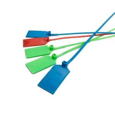 China Waterproof Plastic RFID Application UHF Zip Ribbon Seal Tag with Traceability for sale