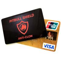 China Wallet RFID NFC Card , HF RFID Blocking Card anti hacking anti scan for sale