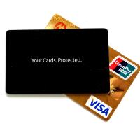 China Wallet RFID NFC Card , HF RFID Blocking Card anti hacking anti scan for sale