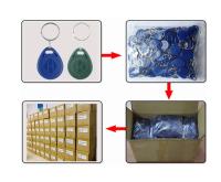 China RFID Chip Keychain , NFC Key Fob Ultralight Ev1 13.56Mhz for sale