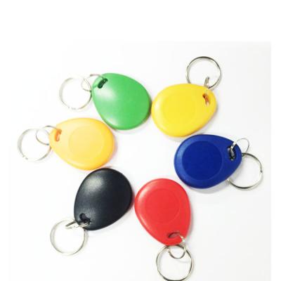 China 1k S50 PVC RFID NFC Keyfob 13.56Mhz Silk Screen Printing for sale