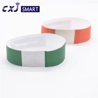 China 213 RFID nfc wristband Bands Paper Tyvek for sale