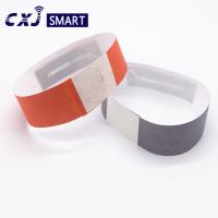 China 213 RFID nfc wristband Bands Paper Tyvek for sale