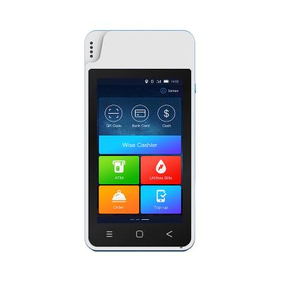 China 4 Inch Display EMV POS Terminal , EMV Payment Terminal Android Smart Portable Handheld for sale